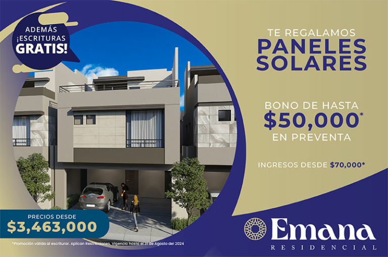Emana Residencial – Ilumina tu vida, ilumínate en EMANA